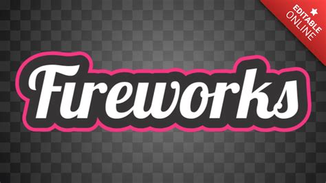 Fireworks Ladybug Logo Text Effect Generator