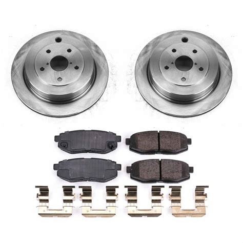 Power Stop Autospecialty Brake Kit Rear 06 14 Subaru Tribeca
