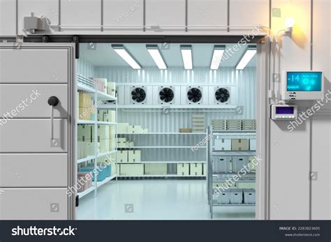 Refrigeration Equipment Freezer Warehouse Industrial Refrigerator Stock