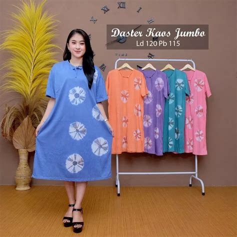 Jual Daster Kaos Batik Termurah Di Shopee Model Leher Tali Non Busui Daster Kaos Pelangi Daster