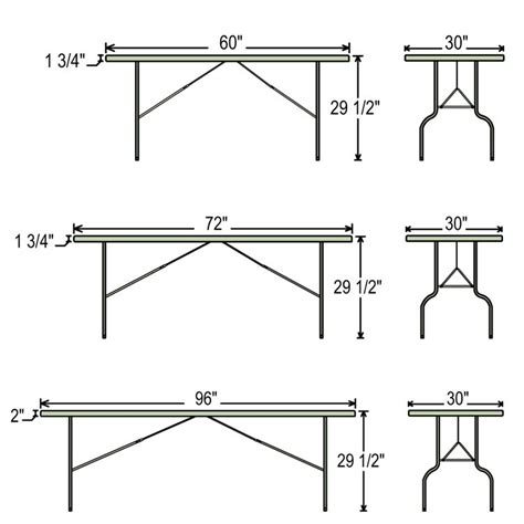 Diy Folding Table Dimensions At Cristopher Robertson Blog