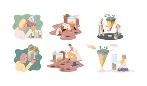 Premium Vector Soil Analysis And Earth Pollution Metaphor Or