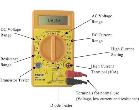 Multimeter Electronic Circuit Projects Electronic Engineering Basic