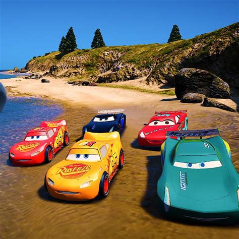 Gta 5 Spiderman And Mcqueen Cars Youtube