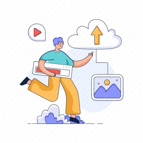 Data Analyst Presentation Statistician Business Training Data Infographics Illustration