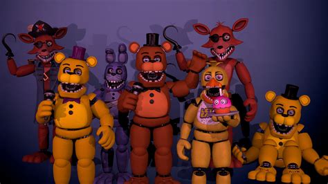 Sfmfnaf Ufmp Fnaf Unwithereds By Dorgarica On Deviantart