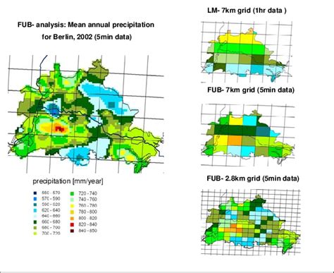 Precipitation Analysis For The Berlin Area For The Year 2002 Download Scientific Diagram