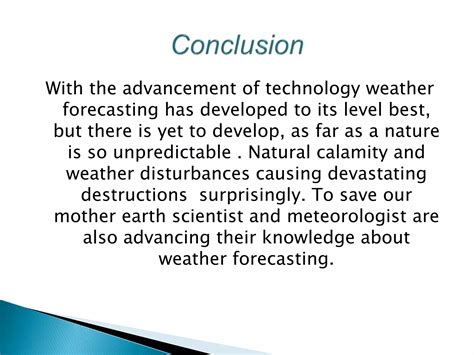 Weather Forecasting PPTX