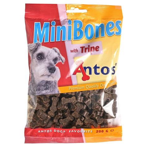 Antos Nova Mini Bones Tripe 200g Low Fat Training Treat Chow Paws