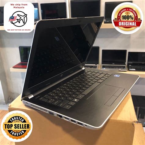 Hp Notebook Celeron Slim Laptop Original Used Shopee Malaysia