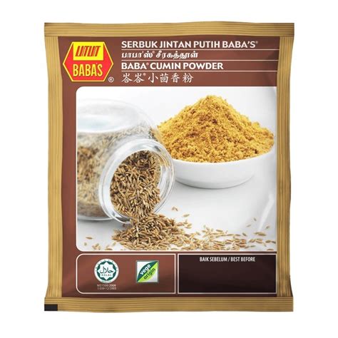 Babas Cumin Powder Serbuk Jintan Putih 250g