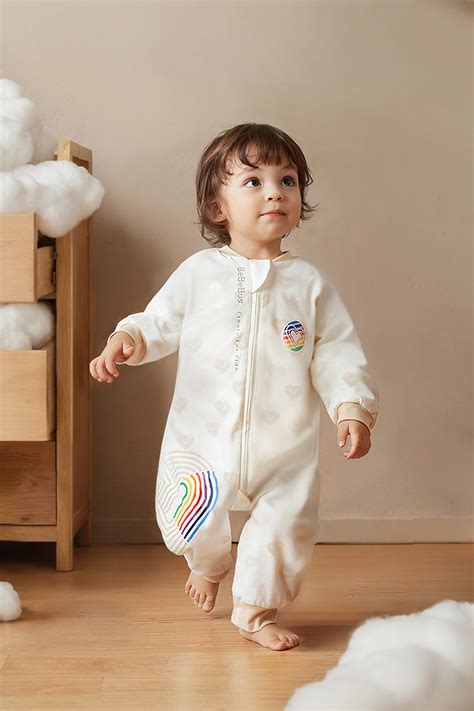 Bebebus嬰兒睡袋春秋兒童恒溫分腿連體睡衣寶寶 Bebebus