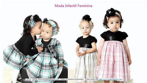 Moda Infantil Feminina E Roupas De Bebê Youtube
