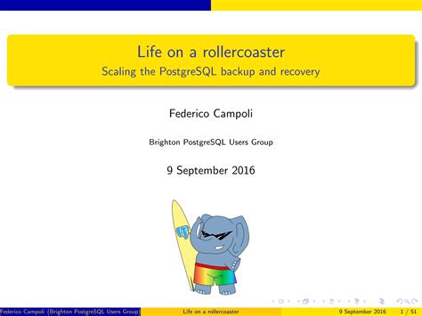 PostgreSQL Backup And Recovery With Large Databases PDF Databases Computer Software And