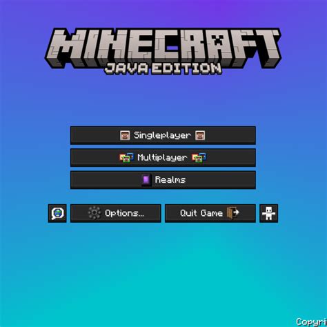 Blue Purple Gradient Panorama Minecraft Resource Pack