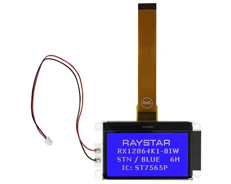 X Cog Lcd Module Chip On Glass Lcd Module Positive Voltage Raystar