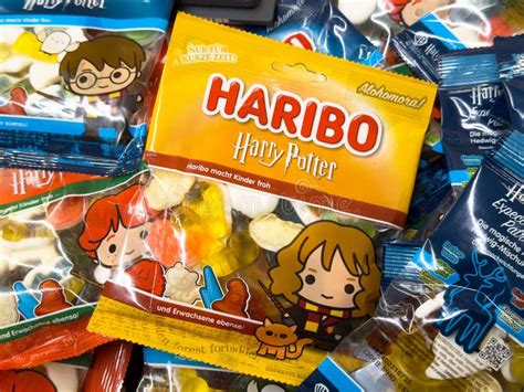 Haribo Harry Potter Themed Gummy Candy Packaging With Cartoon