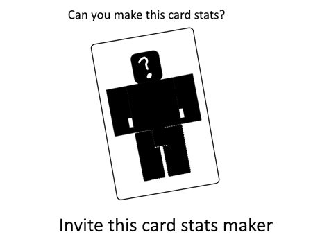 Toys Invite This Card Stats Maker Rroblox Toys Invite This Card Stats Maker Rroblox