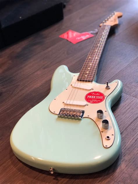 Fender Duo Sonic Surf Green With Pau Ferro Fb