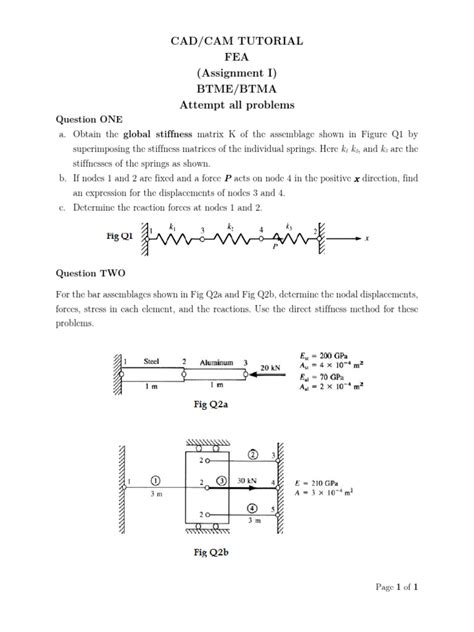 Fea Tutorial Pdf Fea Tutorial Pdf