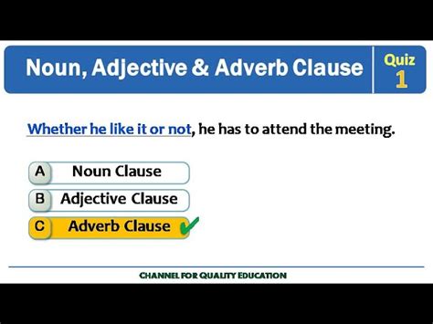 Adverb Clause Examples