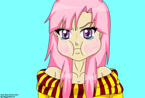 Cute Mad Anime Girl By Maggiehearts On Deviantart