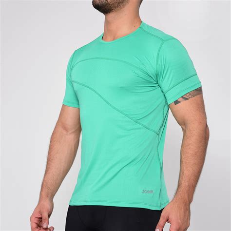 Round Neck Short Sleeve T Shirt Turquoise L Joem Touch Of Modern