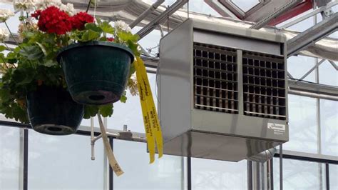 Greenhouse Heater Installation
