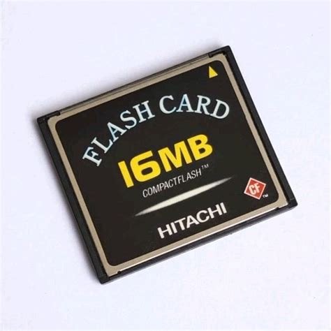 การ ์ ด Cf 16mb Hitachi Compact Flash Memory กล ้ องคอมพิวเตอร ์ กล ้