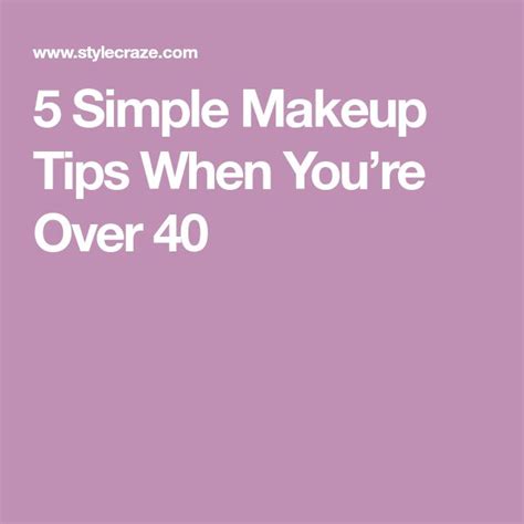 Makeup For Women Over 40 A Simple Tutorial And Tips Simple Makeup