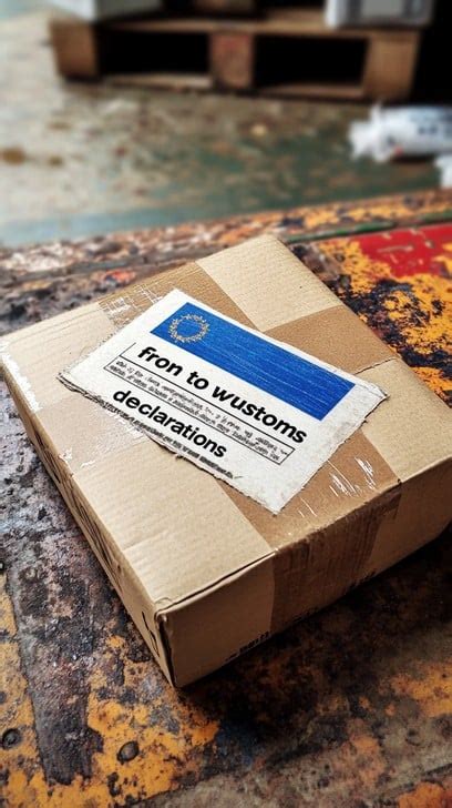 Free Customs Declaration Box Image Box Customs Declaration