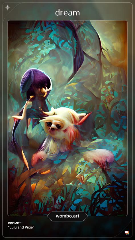 Lulu And Pixie Created By An Ai R Lulumains