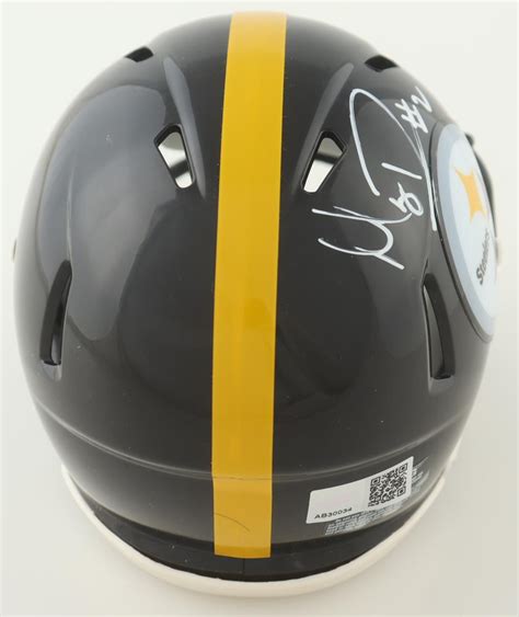 Mason Rudolph Signed Steelers Speed Mini Helmet Tse Pristine Auction