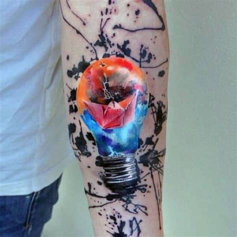 Light Bulb Tattoo Designs