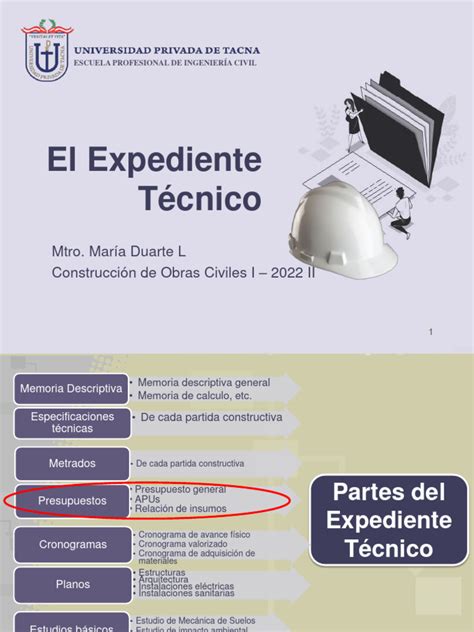 Componentes Del Presupuesto De Obra Pdf Presupuesto Ingeniero Civil