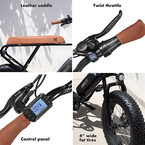 Bicicleta Eléctrica Hurley Ebike Esb206em He 09 Bk Mini Negro