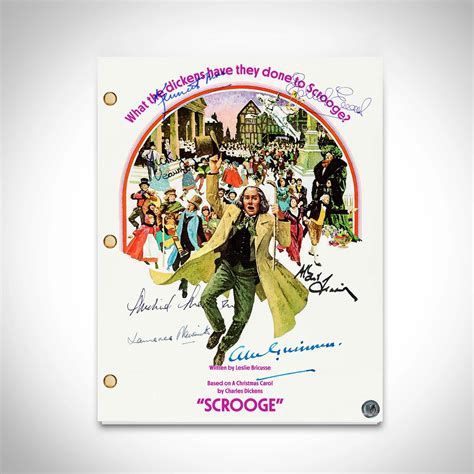Scrooge 1970 Script Limited Signature Edition Rare T