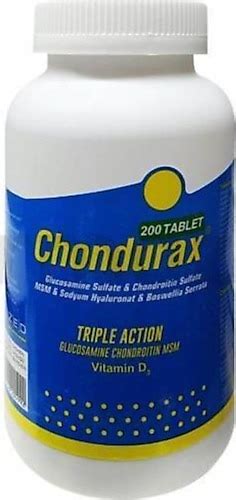 CHONDURAX TRIPLE ACTION 200 TB GLUCOSAMİNE CHONDROTİN MSM VİTAMİN D3 ...