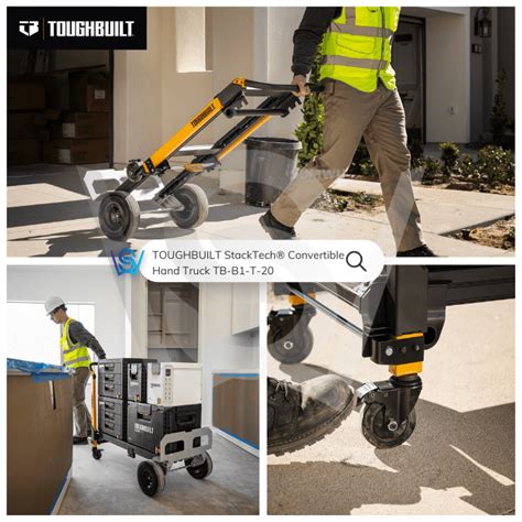 Toughbuilt Stacktech Convertible Hand Truck Tb B1 T 20 Sumwu Concept