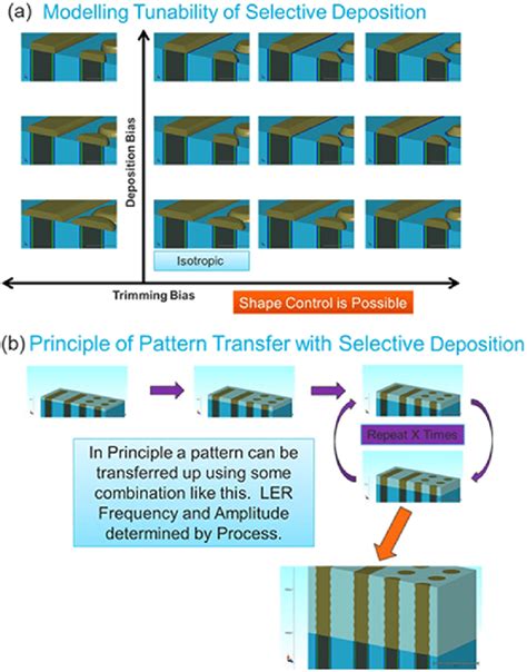 A Model Showing Shape Control Of Selective Deposition By Tuning