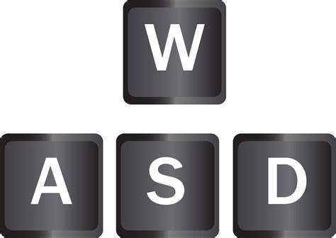 Wasd Keyboard Gaming Buttons Wasd Computer Keyboard Sign Gaming And Cybersport Symbol Flat