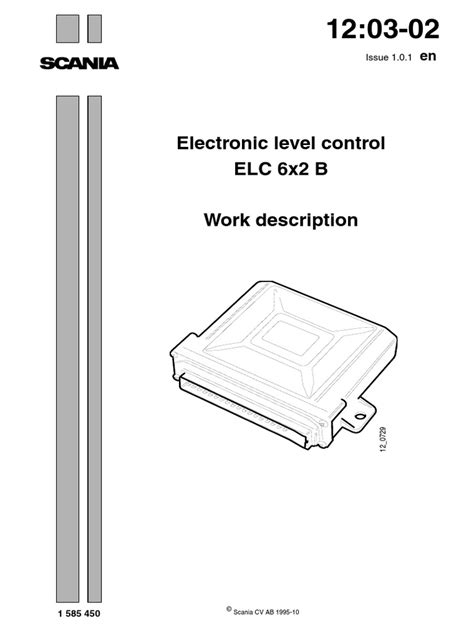 Electronic Level Control Elc 6x2 B Issue 101 Pdf Electrical Resistance And Conductance