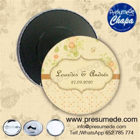Imanes Para Boda Vintage Con Un Toque Retro Presumede
