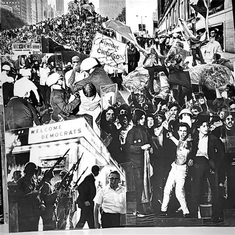 1968 Dnc Riot Collage Rchicago