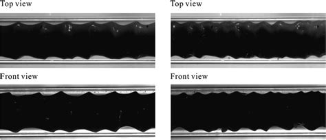 Flow Visualisation Of Core Annular Flow For An Oil Flow Rate Of 0 35 Download Scientific
