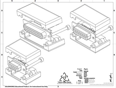 D Sub Backshells Captive Clamshell Type By Trilliumatelier Download Free Stl Model
