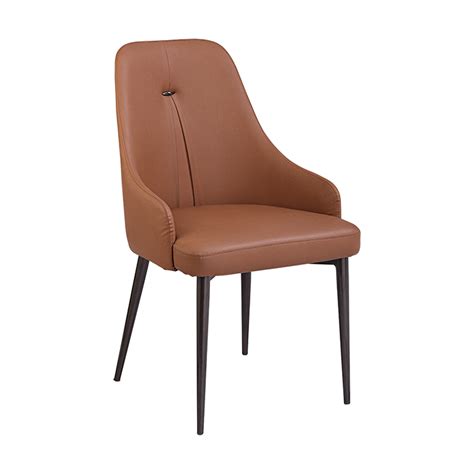 Ellen 1 Lounge Leatherette Chair By Geeken Ms Coated Leg