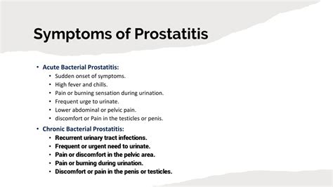 Ppt Prostatitis Symptoms Causes And Treatment Guide Powerpoint Presentation Id 12770363