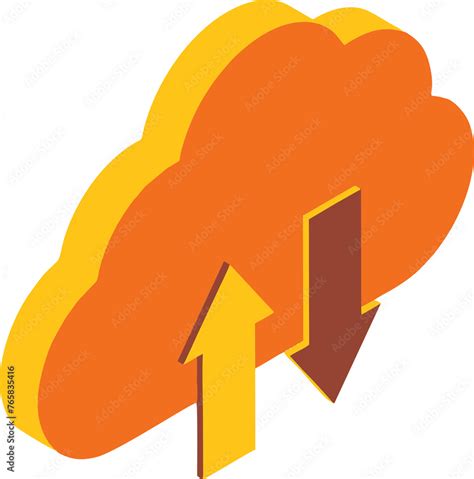 Data Upload Cloud Computing Network Internet Global Connection Database Transfer 3d Realistic