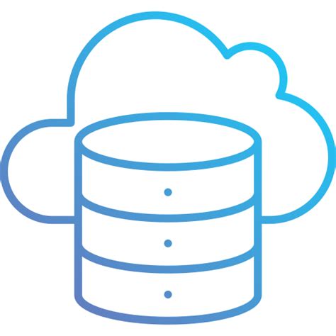 Database Storage Generic Gradient Icon